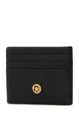 Versace Leather Medusa Biggie Card Holder
