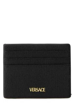 Versace Leather Medusa Biggie Card Holder