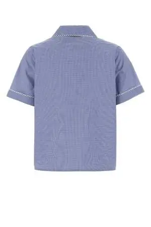 Miu Miu Embroidered Cotton Shirt
