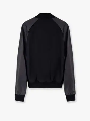 Dsquared2 Wool And Leather Varsity Jacket