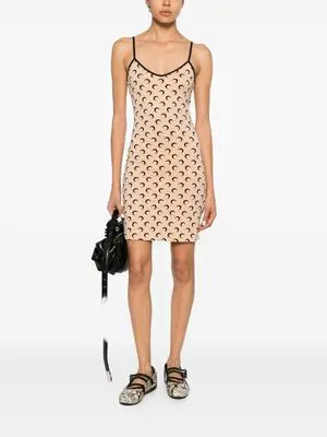 MARINE SERRE Moon Print Mini Dress