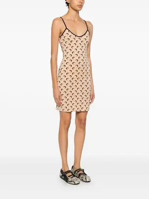 MARINE SERRE Moon Print Mini Dress