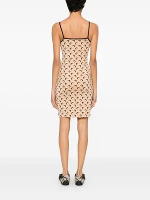 MARINE SERRE Moon Print Mini Dress