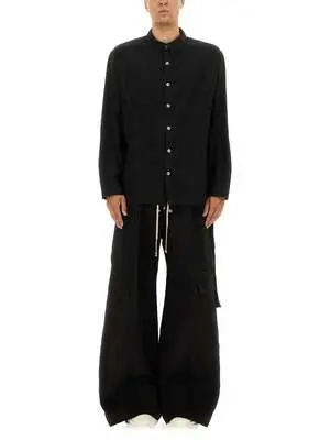 Rick Owens Jumbo Outershirt Shirt - Black