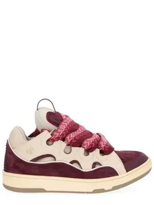 LANVIN Leather Curb Sneaker - Multicolor
