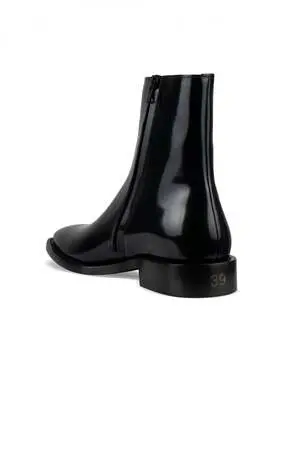Balenciaga Patent Leather Ankle Boots