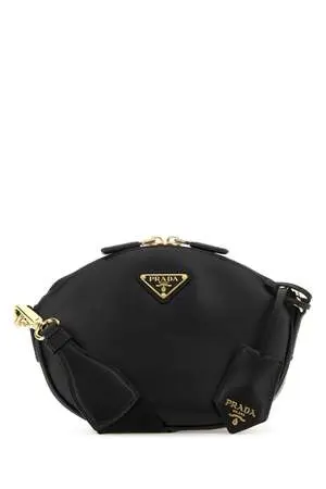 Prada Leather Crossbody Bag - Black