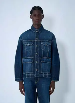 JEAN PAUL GAULTIER Cut.out Denim Jacket - Multicolor
