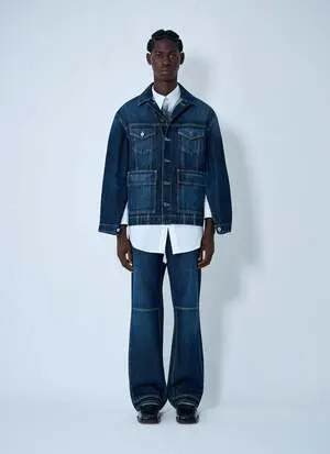 JEAN PAUL GAULTIER Cut.out Denim Jacket