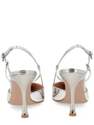 GIANVITO ROSSI Slingback Pumps - Silver