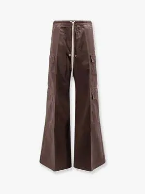 Rick Owens DRKSHDW Double Cargo Jumbo Organic Cotton Trousers Multicolor