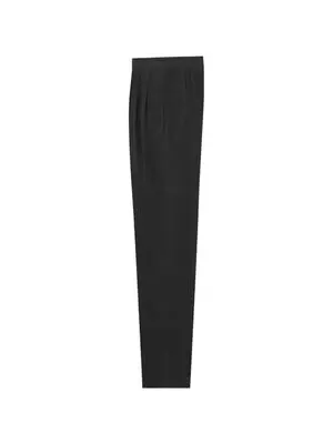 Saint Laurent Silk Formal Trousers - Multicolor