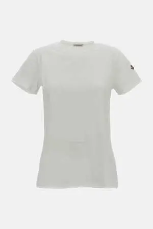 Moncler Crew Neck T-shirt With Logo Patch