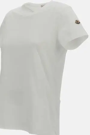 Moncler Crew Neck T-shirt With Logo Patch
