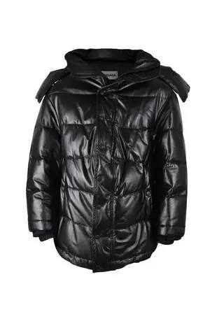 Balenciaga Quilted Down Jacket - Black