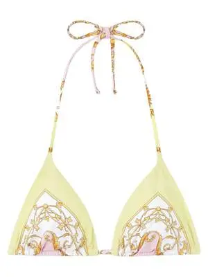Versace Printed Bikini Top - Multicolor