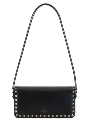 Valentino Garavani Rockstud Shoulder Bag - Black