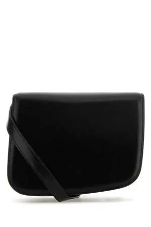 FERRAGAMO Salvatore Leather Crossbody Bag - Black