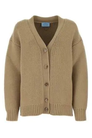 Prada Oversize Virgin Wool Blend Cardigan