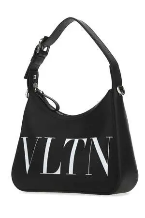 Valentino Garavani Leather Vltn Handbag - Black
