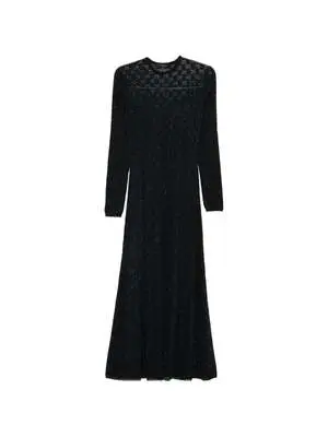 Gucci Gg Monogram Long Dress - Multicolor