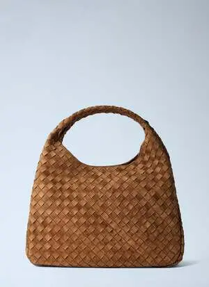 Bottega Veneta Campana Large Hobo Shoulder Bag - Brown
