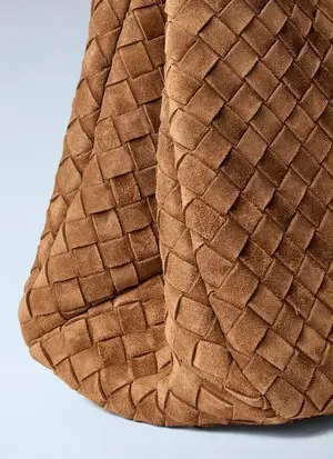Bottega Veneta Campana Large Hobo Shoulder Bag - Brown