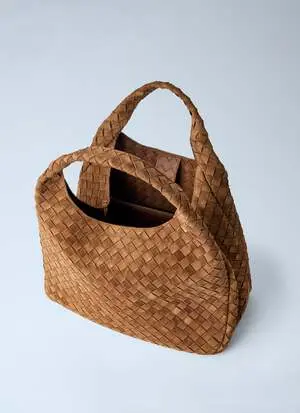 Bottega Veneta Campana Large Hobo Shoulder Bag - Brown