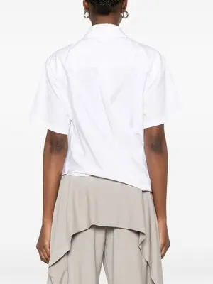 Loewe Cotton Draped Shirt - Multicolor