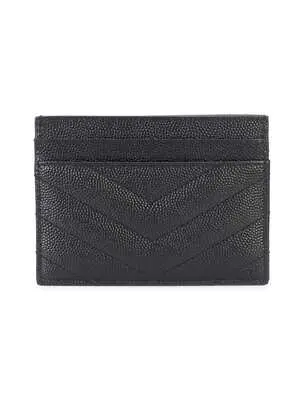 Saint Laurent Cassandre Leather Card Case
