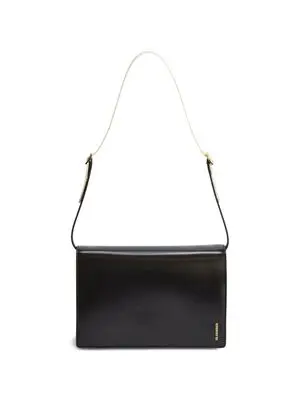 JIL SANDER JIL SANDER Black Calf Leather Crossbody Bag Multicolor