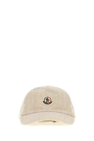 Moncler Moncler Baseball Cap With Logo Patch Brown