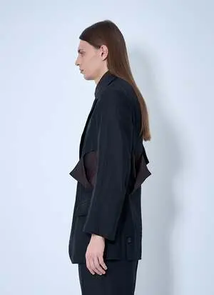 Yohji Yamamoto Cut-off Single-breasted Blazer