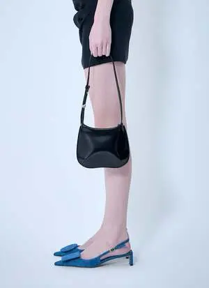 Jacquemus Le Petit Bisou Shoulder Bag - Black