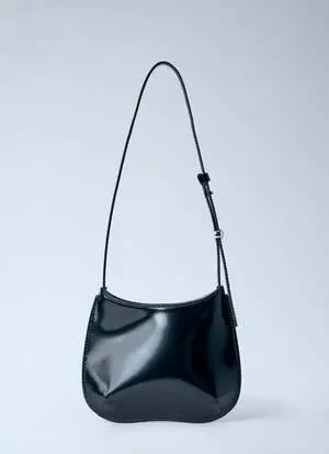 Jacquemus Le Petit Bisou Shoulder Bag - Black