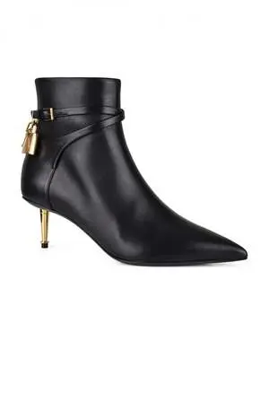 TOM FORD Padlock Ankle Boots - Black