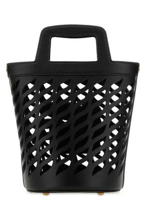 Etro Leather Coffa Bucket Bag - Black