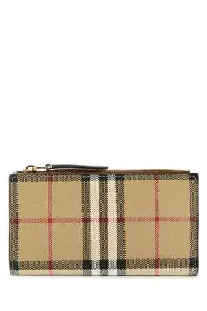 Burberry Printed Canvas Wallet - Multicolor