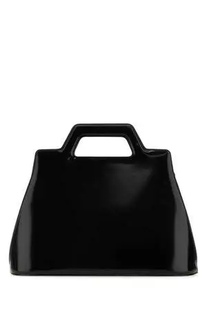 FERRAGAMO Salvatore Leather Wanda M Handbag - Black