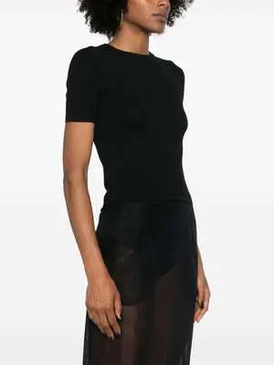 Balenciaga Open-knit Wool Top