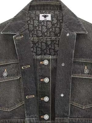 Dior Denim Jacket With Removable Bustier