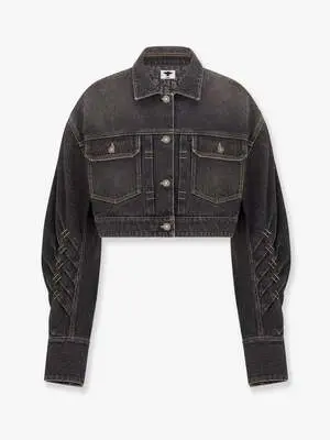 Dior Denim Jacket With Removable Bustier - Multicolor