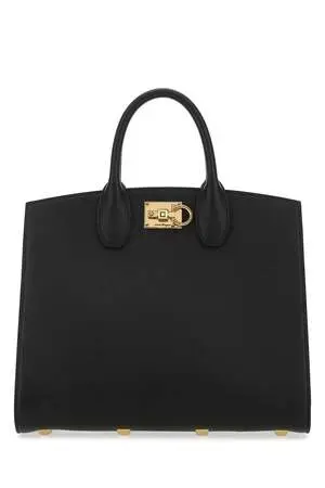 FERRAGAMO The Studio Handbag - Black