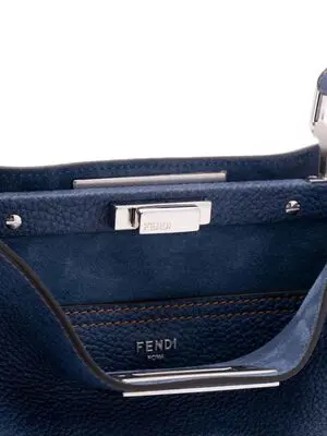Fendi Peekaboo Medium Soft Leather Handbag - Multicolor