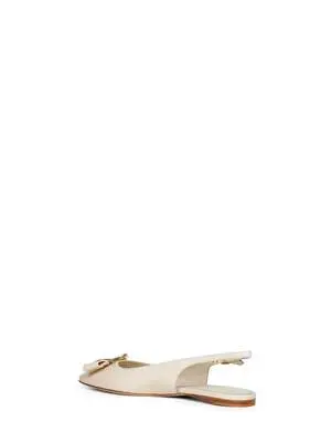 FERRAGAMO Mascarpone Flat Slingbacks With Vara Plate - Multicolor