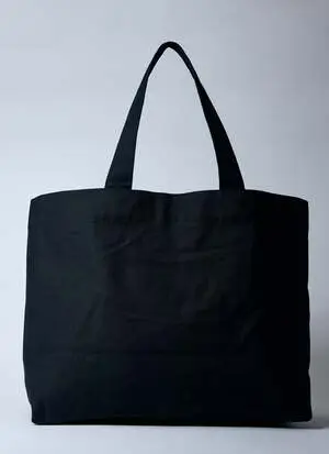 Rick Owens Canvas Embroidered Beach Tote Bag