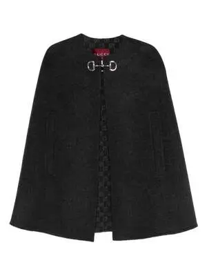 Gucci Wool And Silk Cape - Multicolor