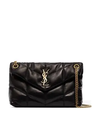 Saint Laurent Puffer Small Leather Shoulder Bag - Multicolor