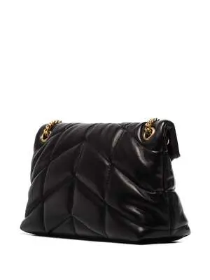 Saint Laurent Puffer Small Leather Shoulder Bag - Multicolor