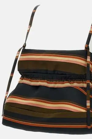 Sacai Striped Technical Fabric Camisole Top - Multicolor